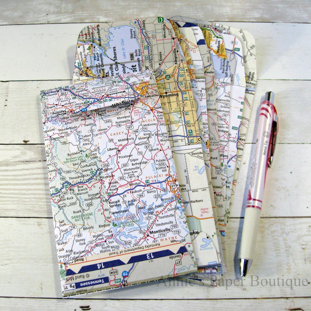 Large Map Envelopes - Upcycled, Ephemera, Paper, Stationery – Annie's ...