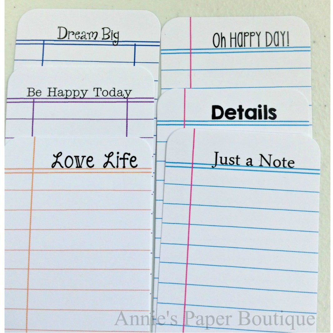 Mini Journaling Cards - for Memory Books, Planners, & Journals – Annie ...