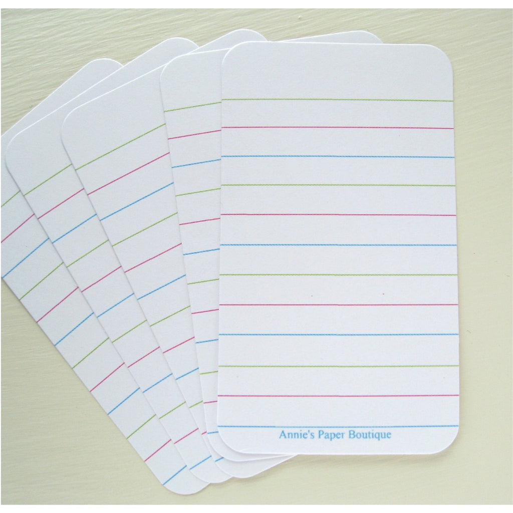 Lined - Journaling Cards – Annie's Paper Boutique