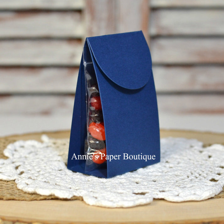 Navy Blue Treat Packets - Kits for Candy, Chocolate, Goodies, Favors ...