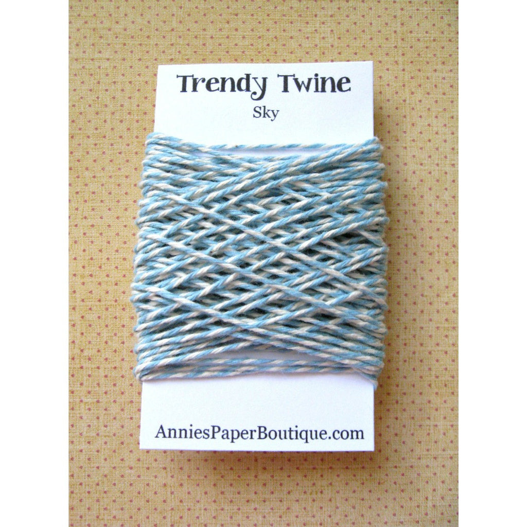 Sky Trendy Bakers Twine Mini - Light Blue & Natural White - Crafting ...